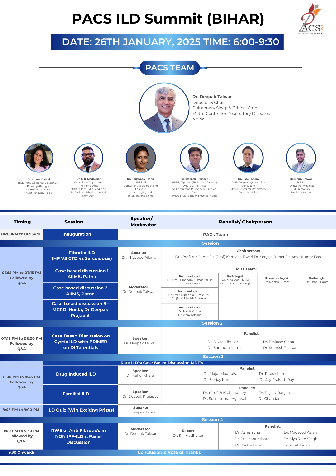 PACS ILDCON Flyer - PACS Foundation